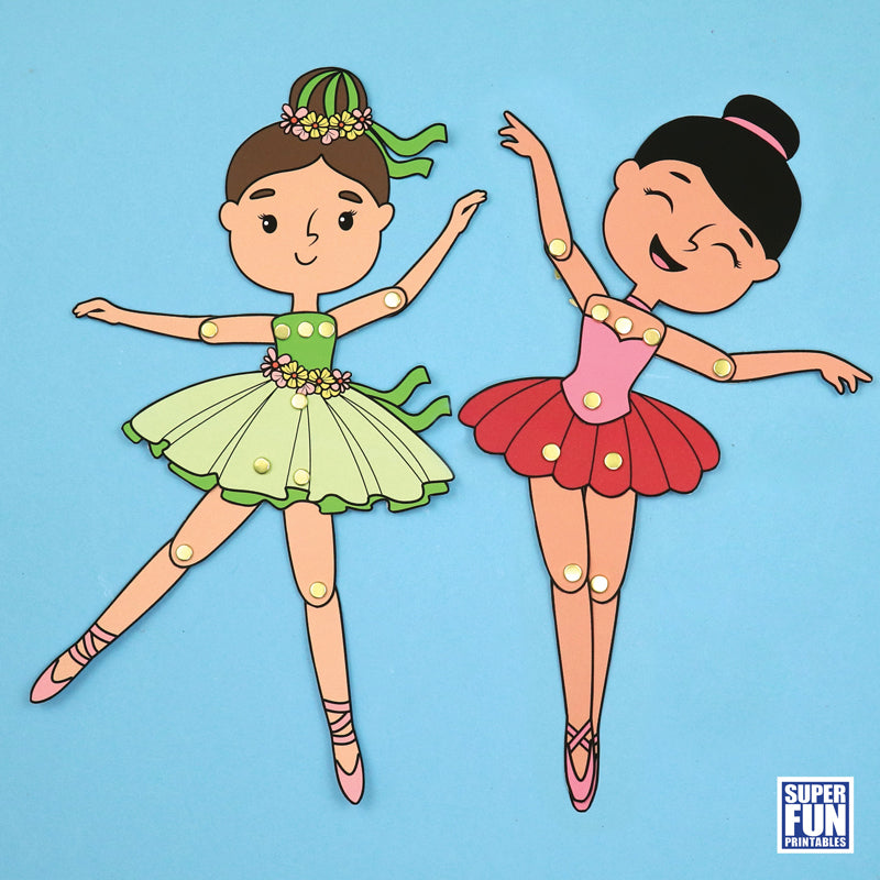 Ballerina Paper Dolls – Super Fun Printables